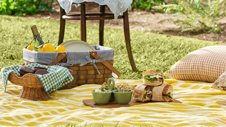 Joanna Gaines' new picnic collection proves rattan is in for summer