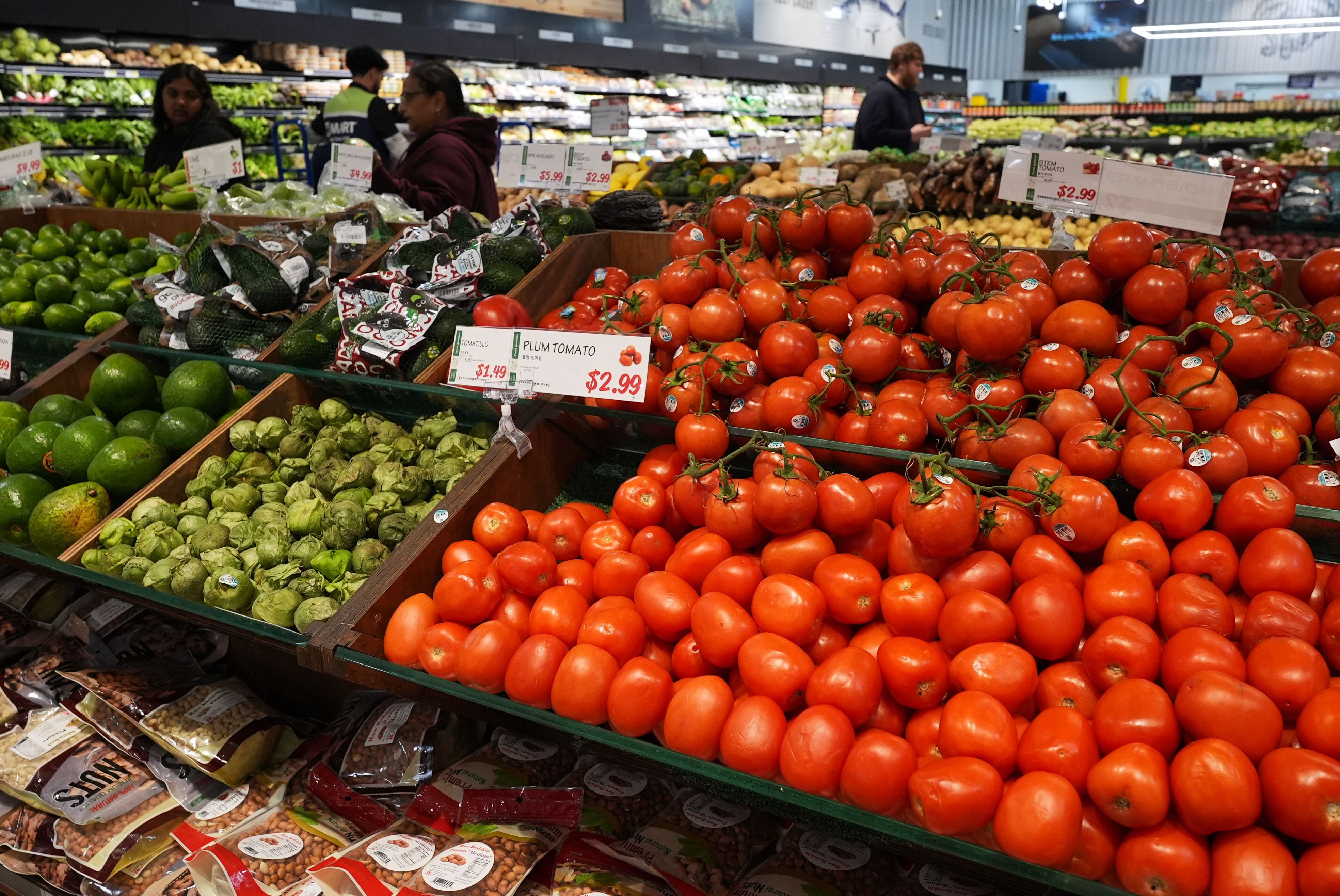 Tomaten als Symbol für hohe Lebenshaltungskosten in den USA