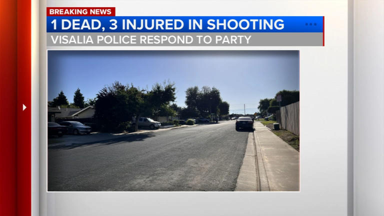 1 dead, 3 injured following shooting at Visalia graduation party ...