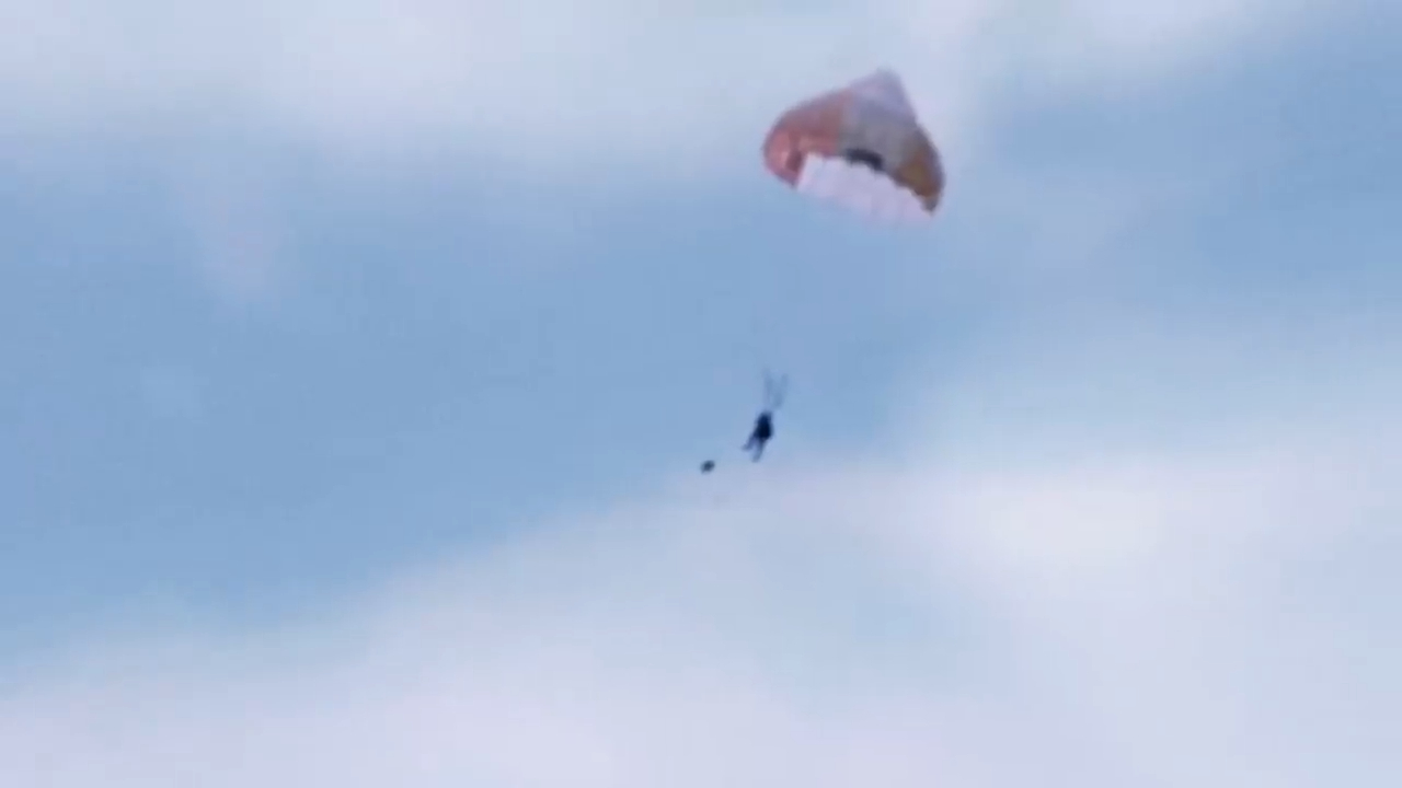 The passenger who accidentally ejected himself from a fighter jet