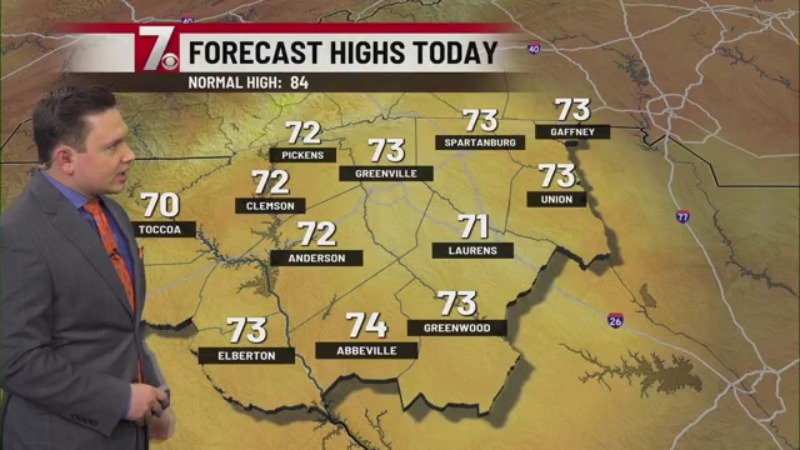 Dry and cool Sunday ahead