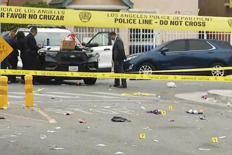 One woman killed, another wounded in overnight shooting near a vigil in ...
