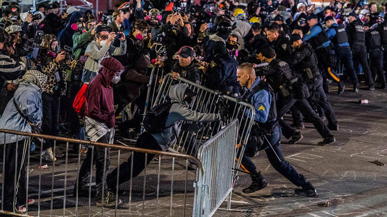 Delaney Hall protests: Curfew enacted after clashes; DHS restores ...