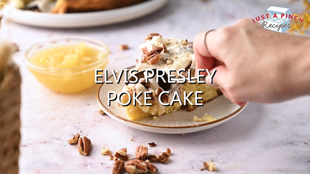 Elvis Presley poke cake
