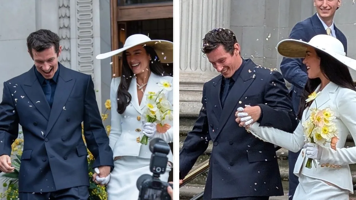 Dua Lipa secretly marries Callum Turner in London, with 8 people in ...