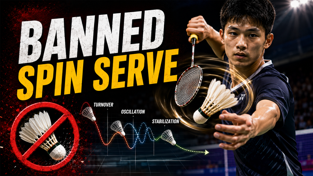 The science behind badminton’s dangerous spin serve