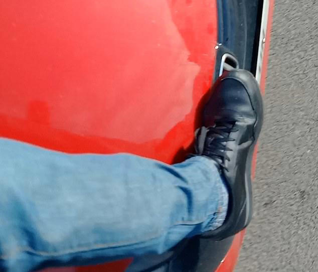 Moment businessman is flung into the air in road rage attack - but ...