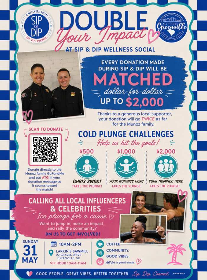 Community raises nearly $100K for Greenville police officer