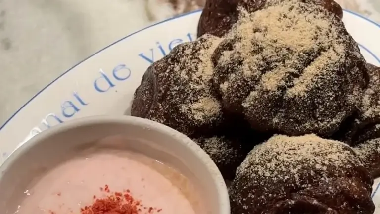 High protein black sesame butter tteok