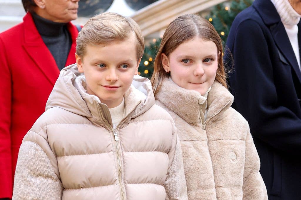 Princess Charlene shares rare picture with lookalike twins, 11, in ...