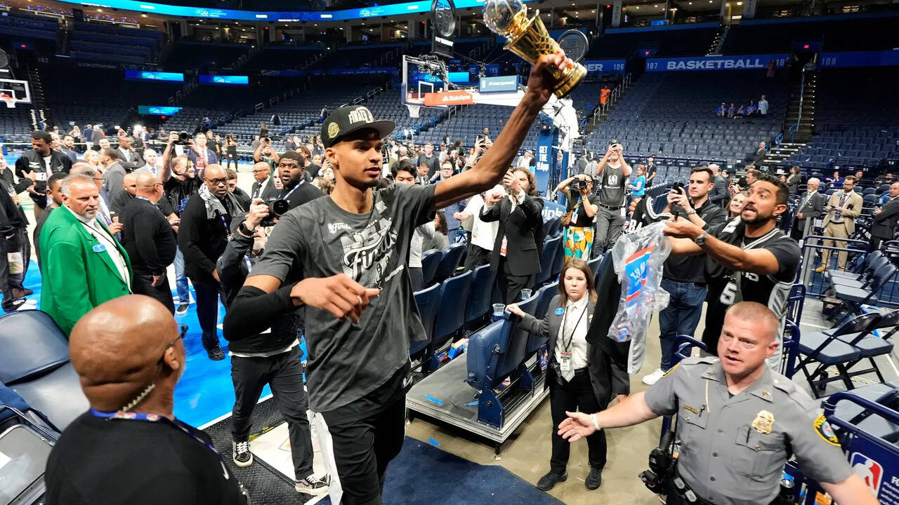 Wembanyama earns MVP honors in Western Conference Finals ahead of NBA ...
