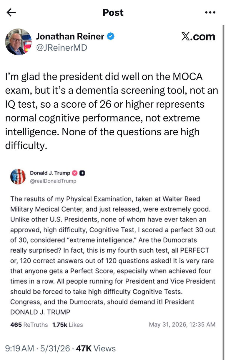 Doctor fact-checks Trump's medical claims