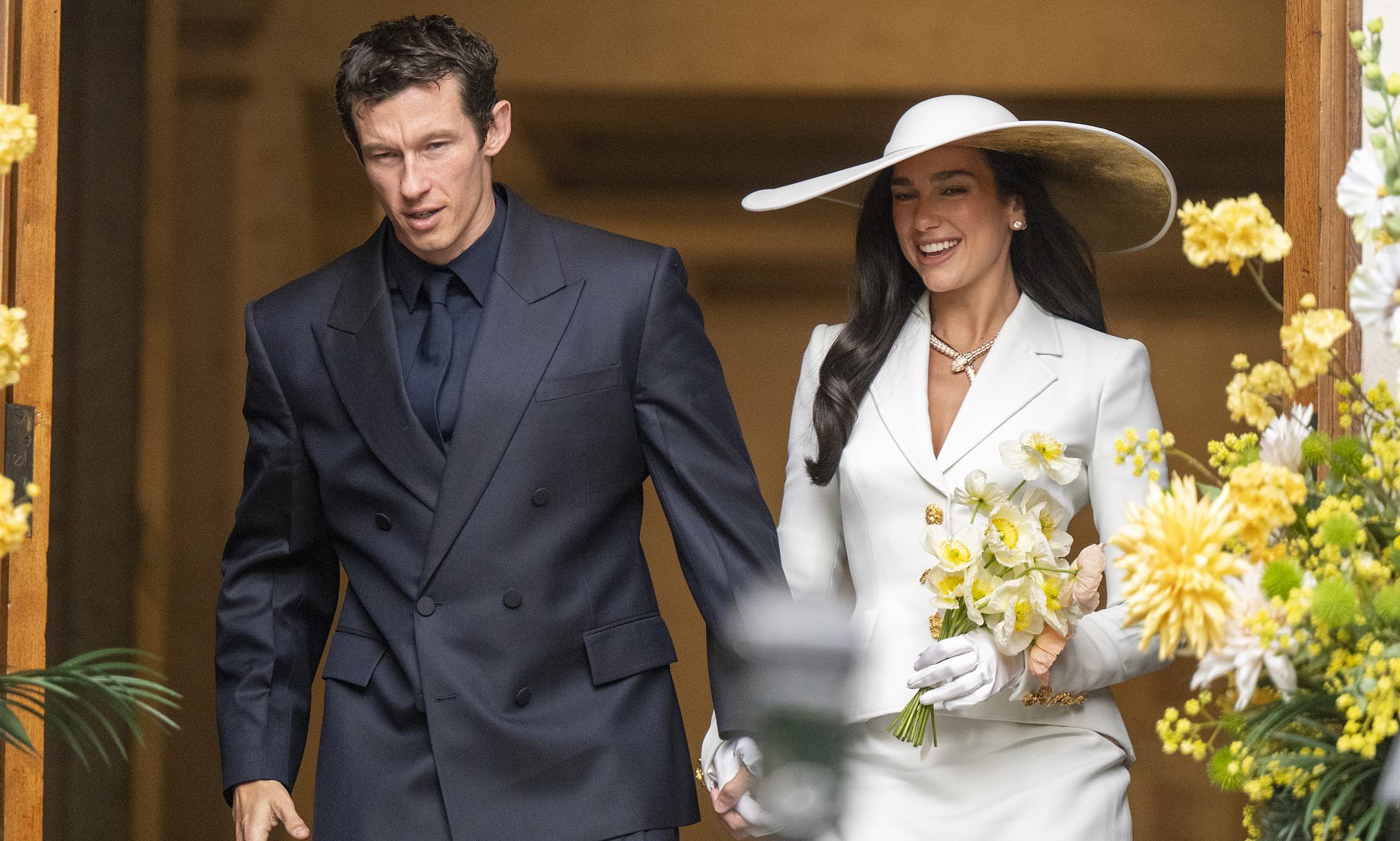 Dua Lipa and Callum Turner are married! Couple tie the knot in legal ...