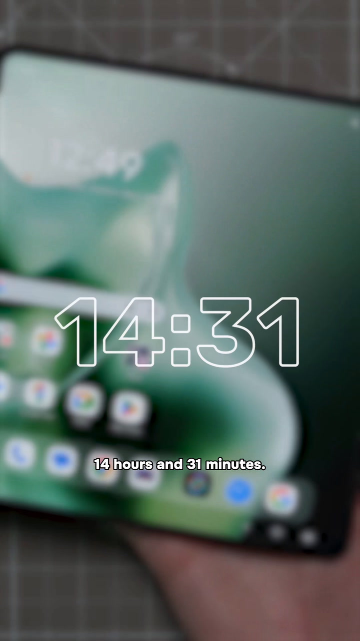 A foldable phone with good battery life?