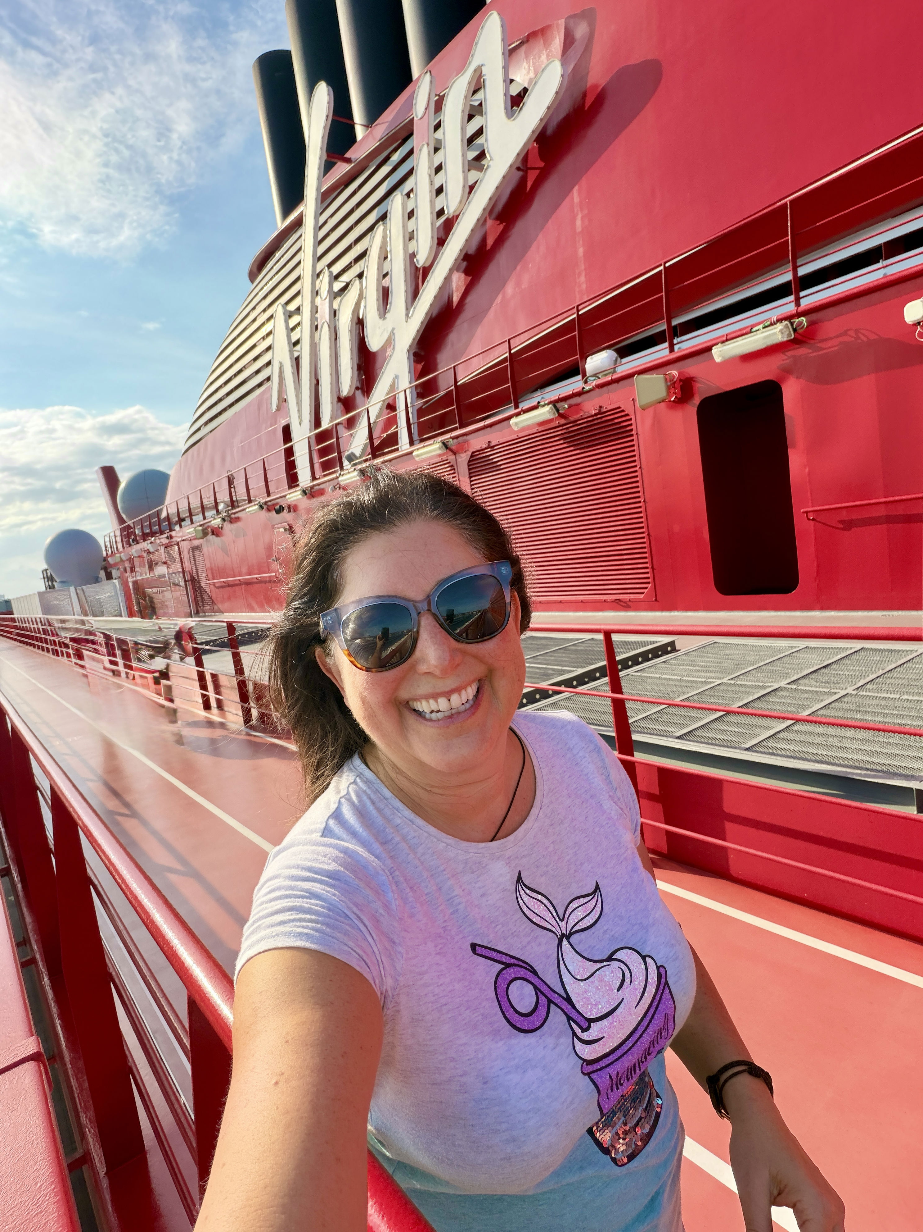 Sail away! 🚢🌅 on Resilient Lady Virgin Voyages