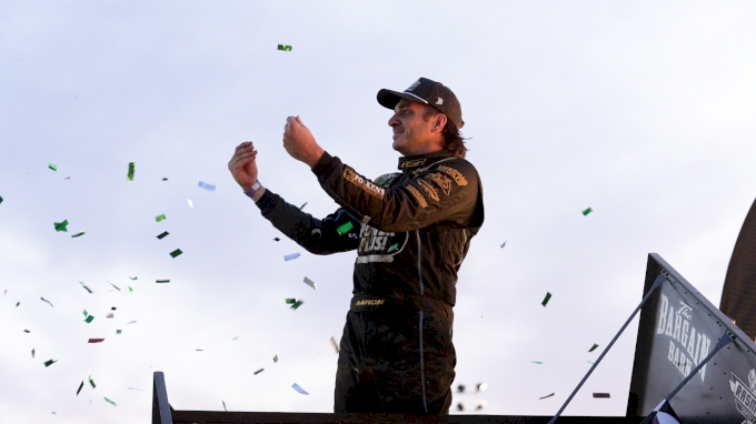 Aaron Reutzel reacts after Butler Interstate Batteries High Limit ...