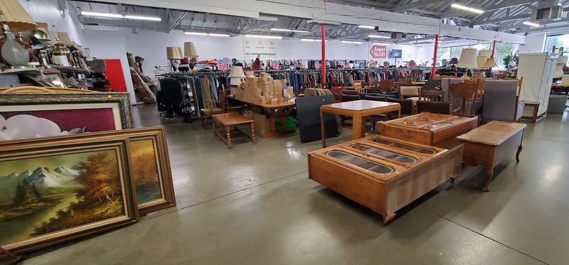 This Oregon thrift store is housed inside an old movie theater and the ...