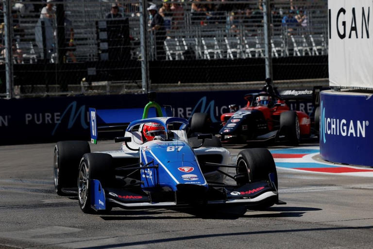 Enzo Fittipaldi wins chaotic Indy NXT race on the streets of Detroit