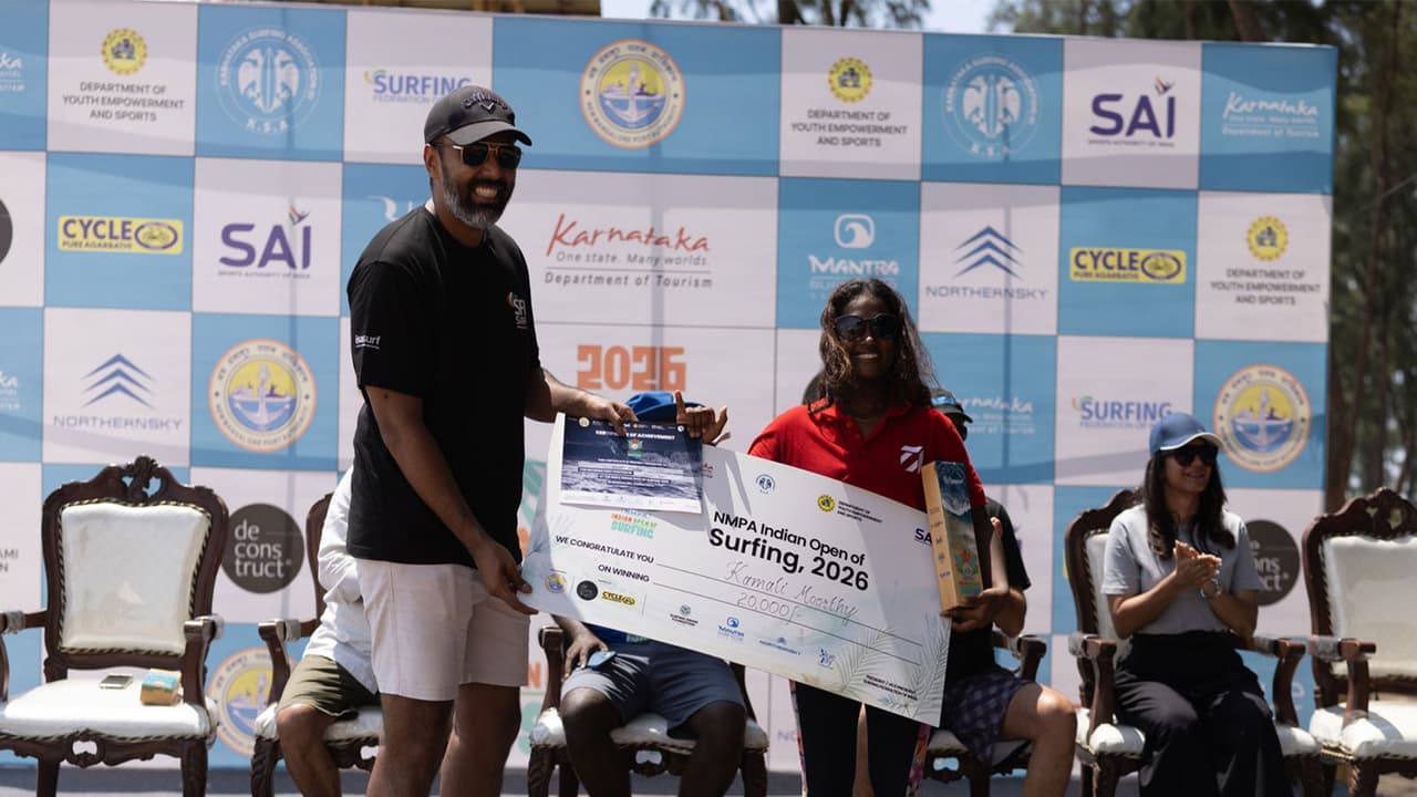 Indian Open of Surfing: Kamali Moorthy, Kishore Kumar clinch titles