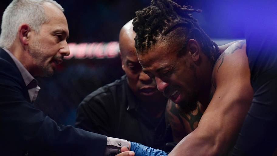 Disgraced Cowboys star Greg Hardy knocked out cold in latest embarrassment