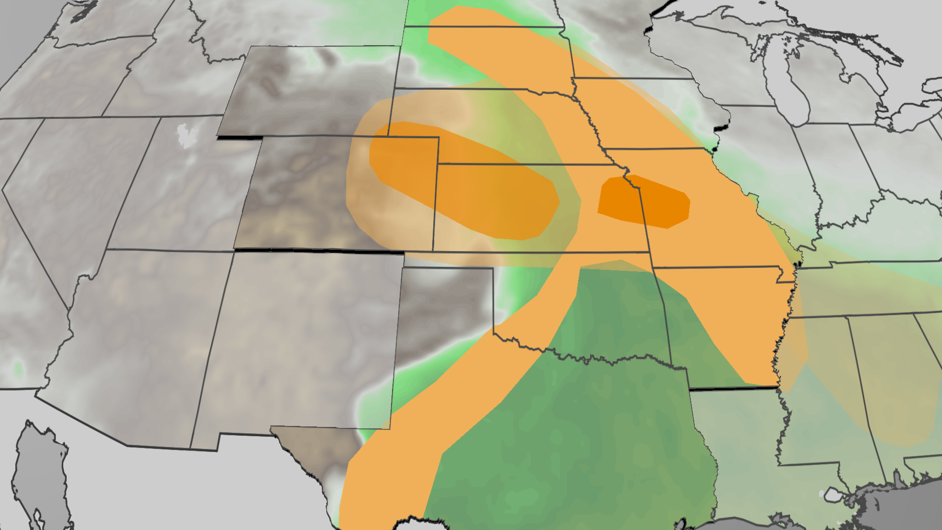 Plains severe threat through Monday with hail, high winds