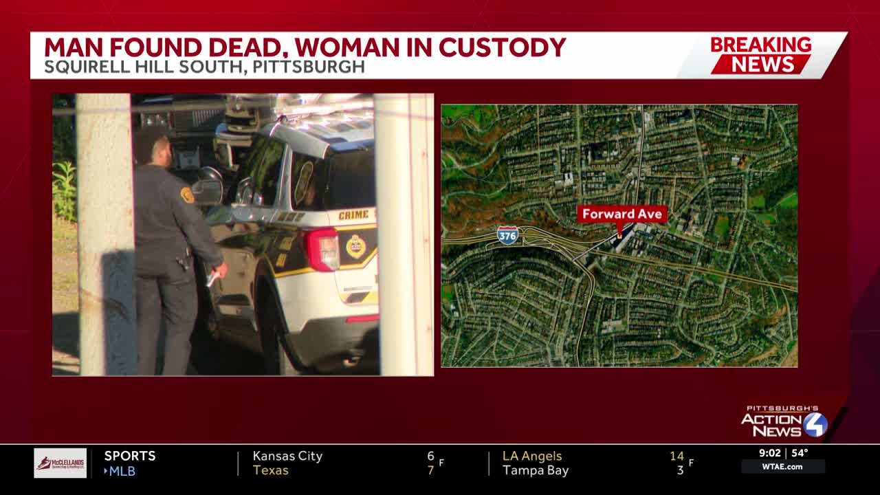 Man found dead, woman in custody in Pittsburgh's Squirrel Hill South ...