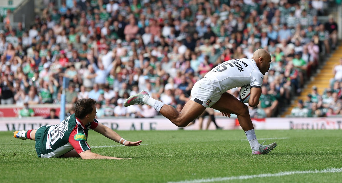 Exeter battle past Leicester in huge win in fight for play-off places