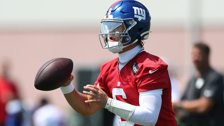 New Giants wide receiver forming connection with Jaxson Dart at OTAs