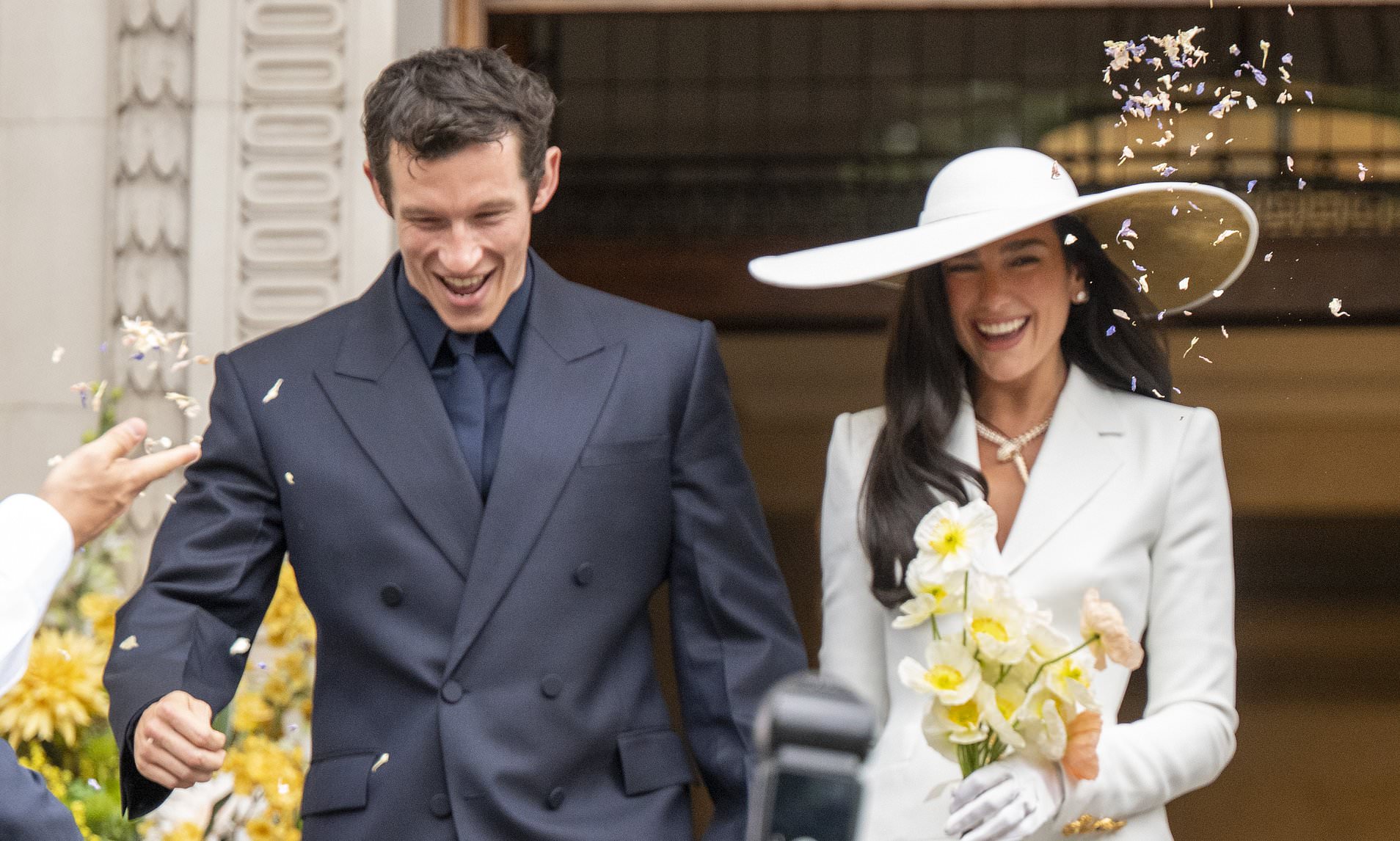 Dua Lipa and Callum Turner are married! Couple tie the knot in legal ...
