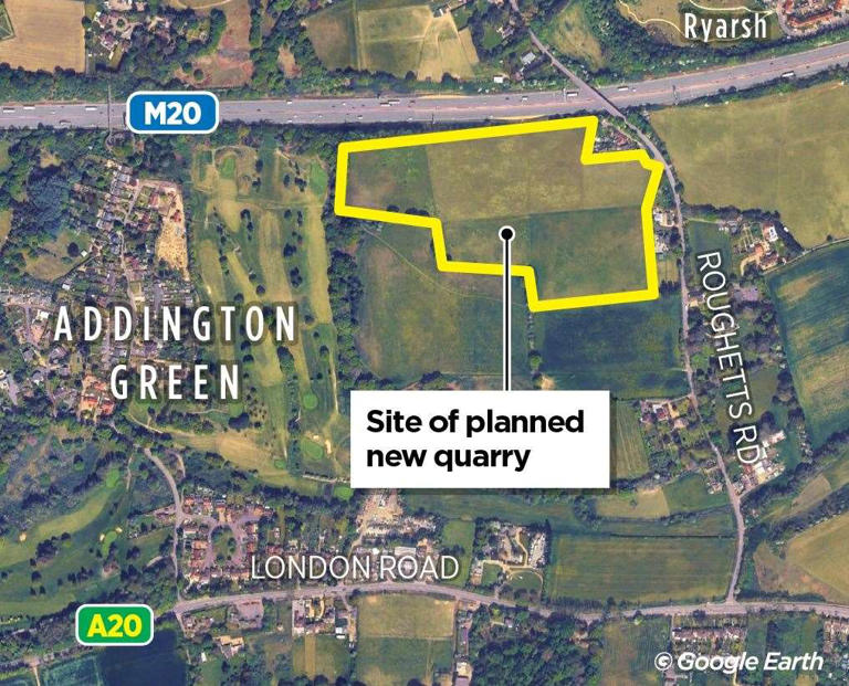 Tom Tugendhat MP visits site of controversial sand quarry development ...