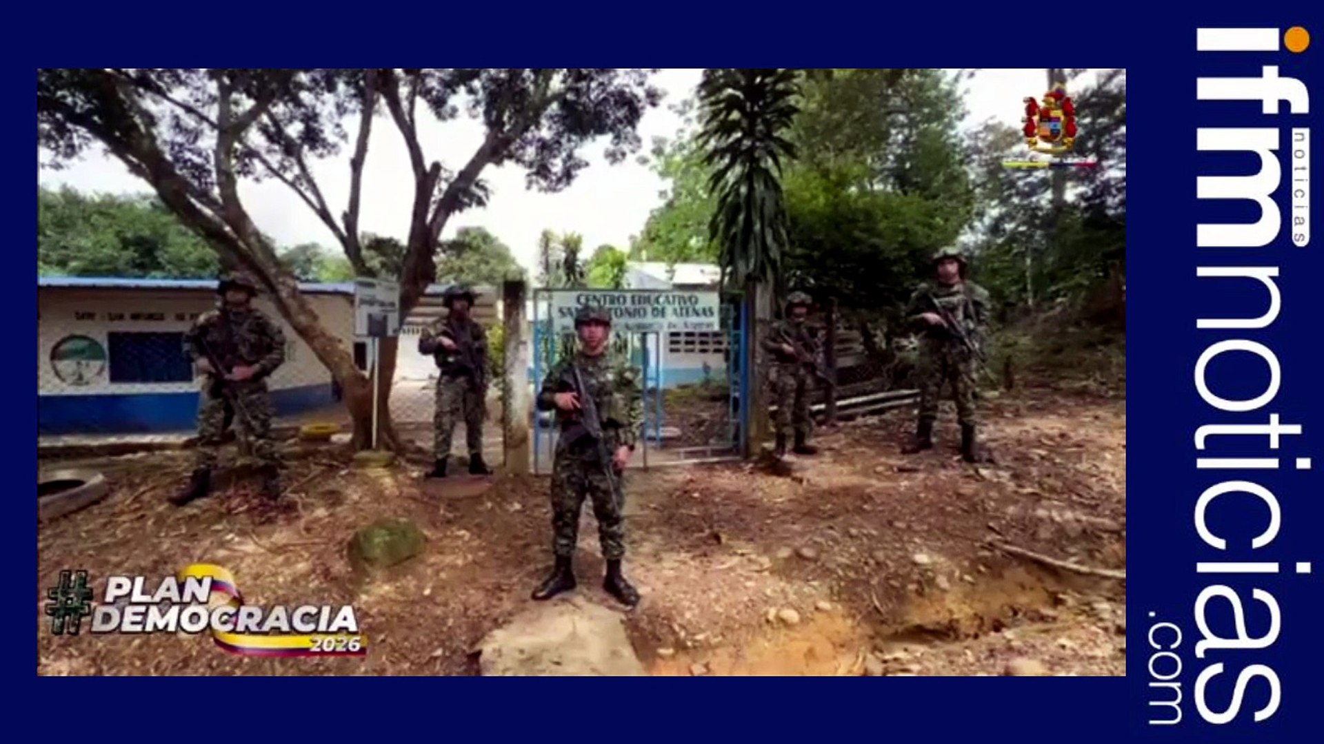 Plan democracia Ejército Colombiano.