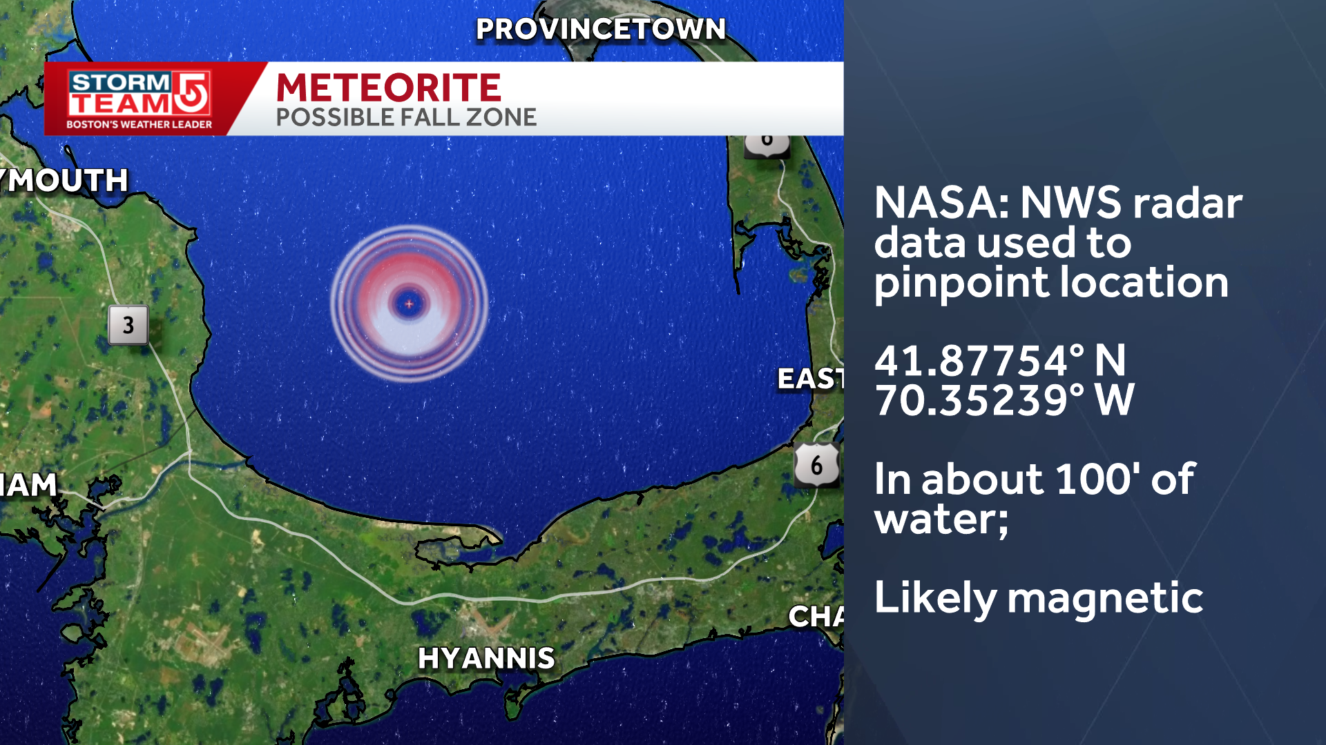 Here's where NASA says meteorite that thousands heard over ...