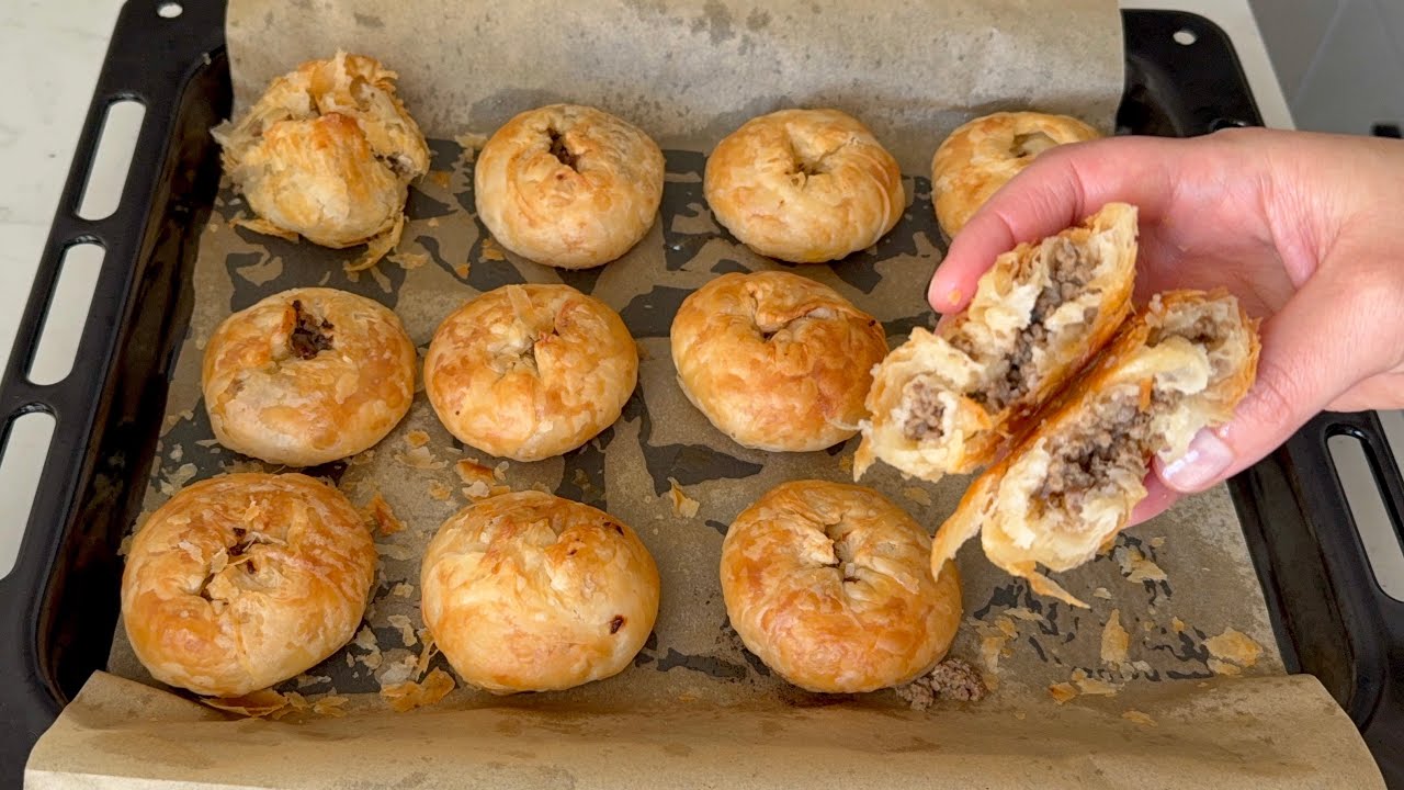 This easy method makes the crispiest flakiest hand rolled meat pastry