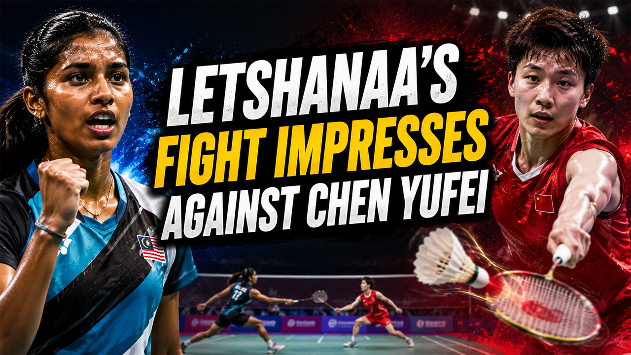 K Letshanaa pushes Chen Yufei to the limit