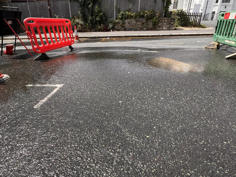 Water leak which closed St Leonards road repaired