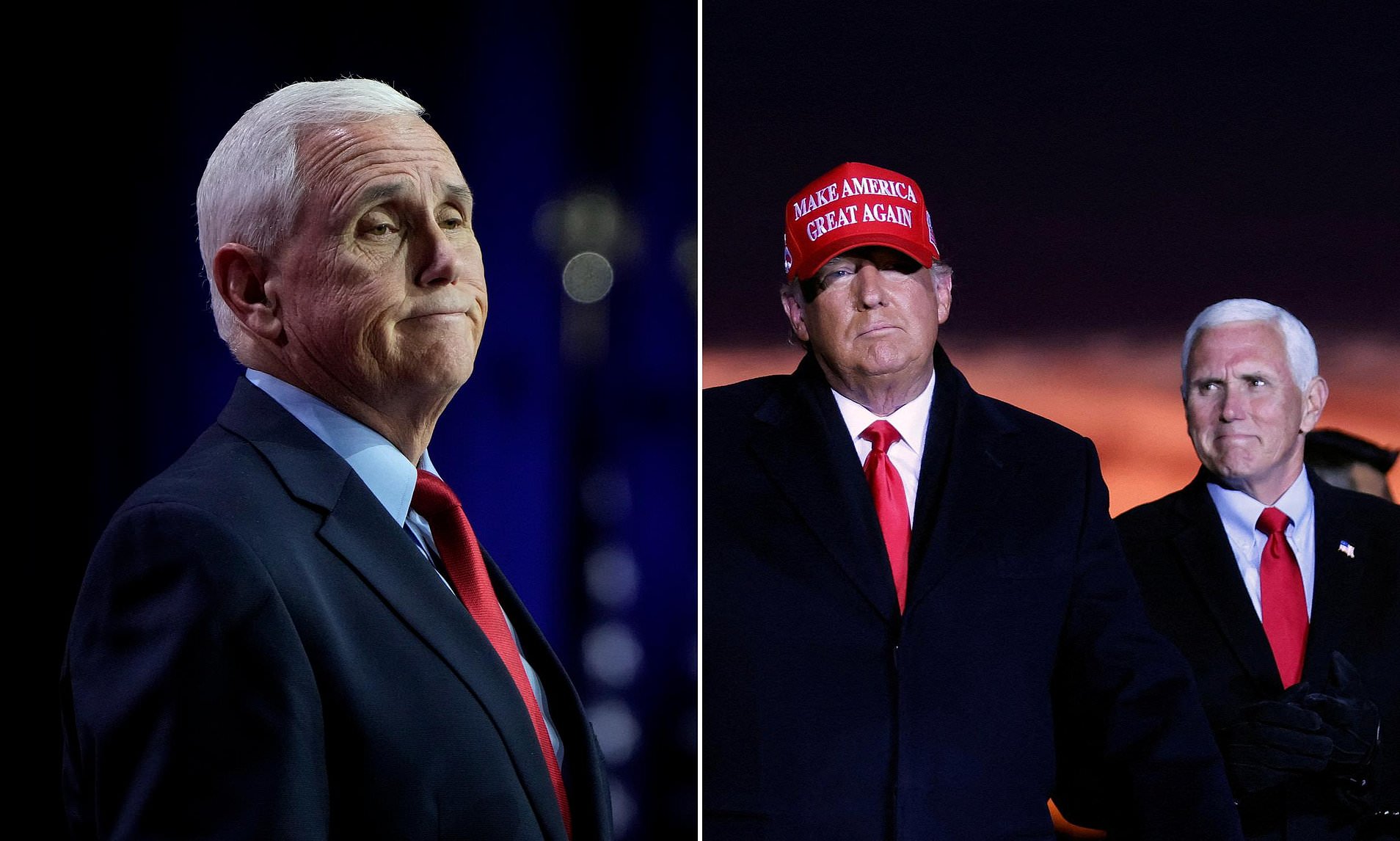 Mike Pence fires stark warning to Trump as he accuses president of ...
