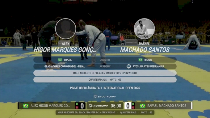 Alex vs Rafael 2026 PBJJF Uberlandia Fall International Open