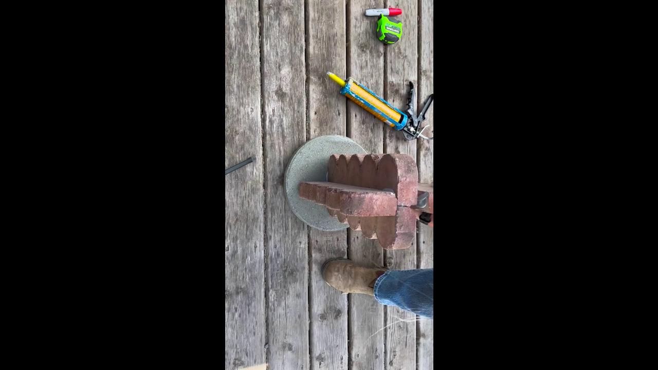 Grab stone pavers for your porch...