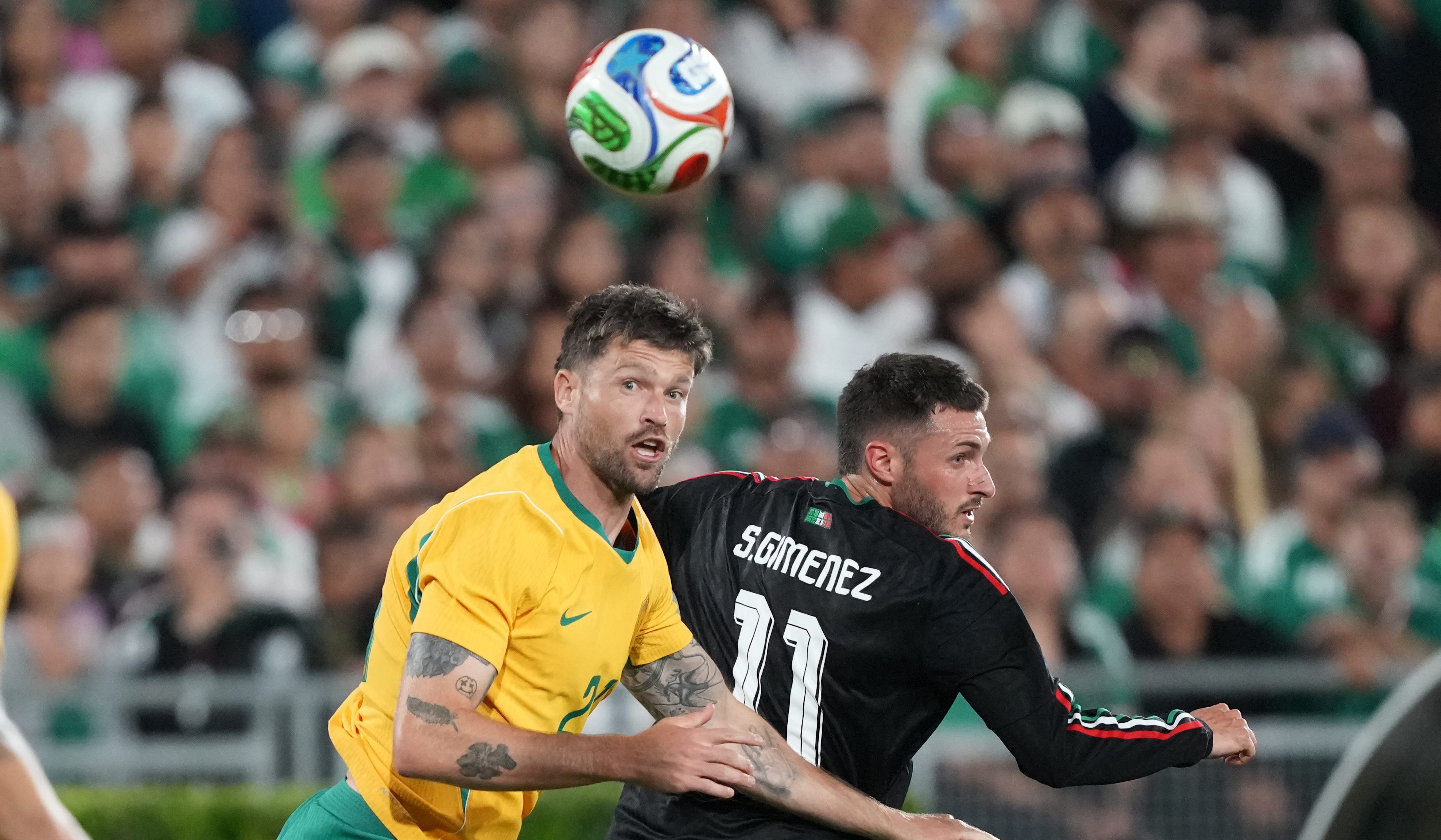 Mexico defeats Australia in World Cup warm-up at Rose Bowl