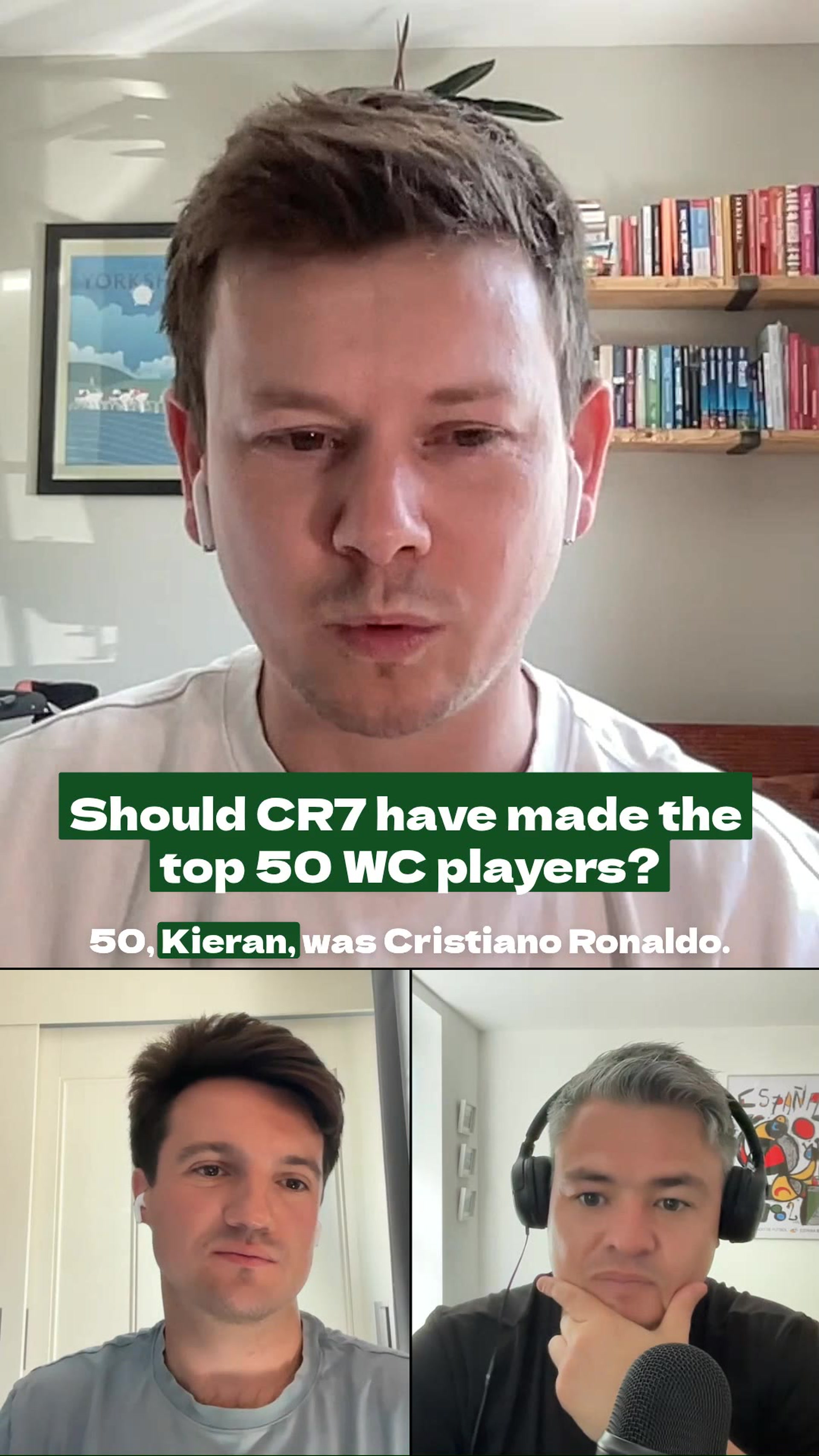 Should CR7 have made the top 50 WC players?