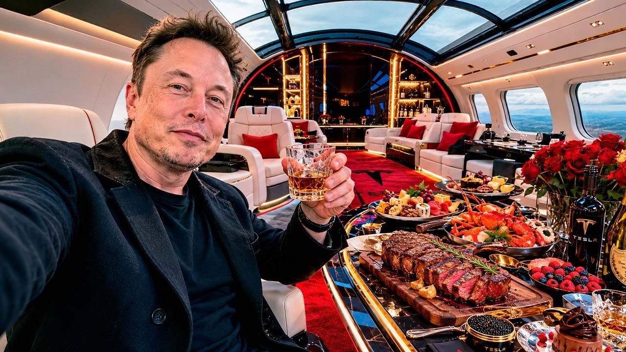 Inside Elon Musk’s new $80 million private jet