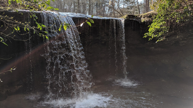 Between Atlanta and Greenville is a family-friendly waterfall park with ...