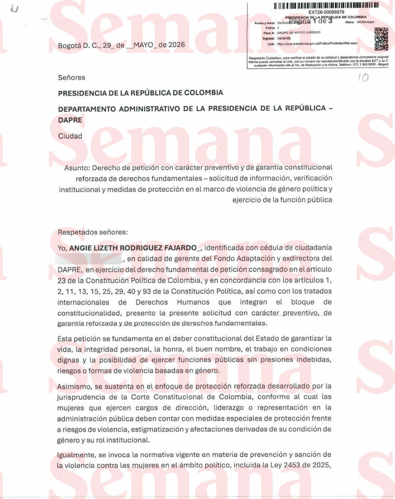Exclusivo: Angie Rodríguez denunció a su exasesor en el Fondo ...