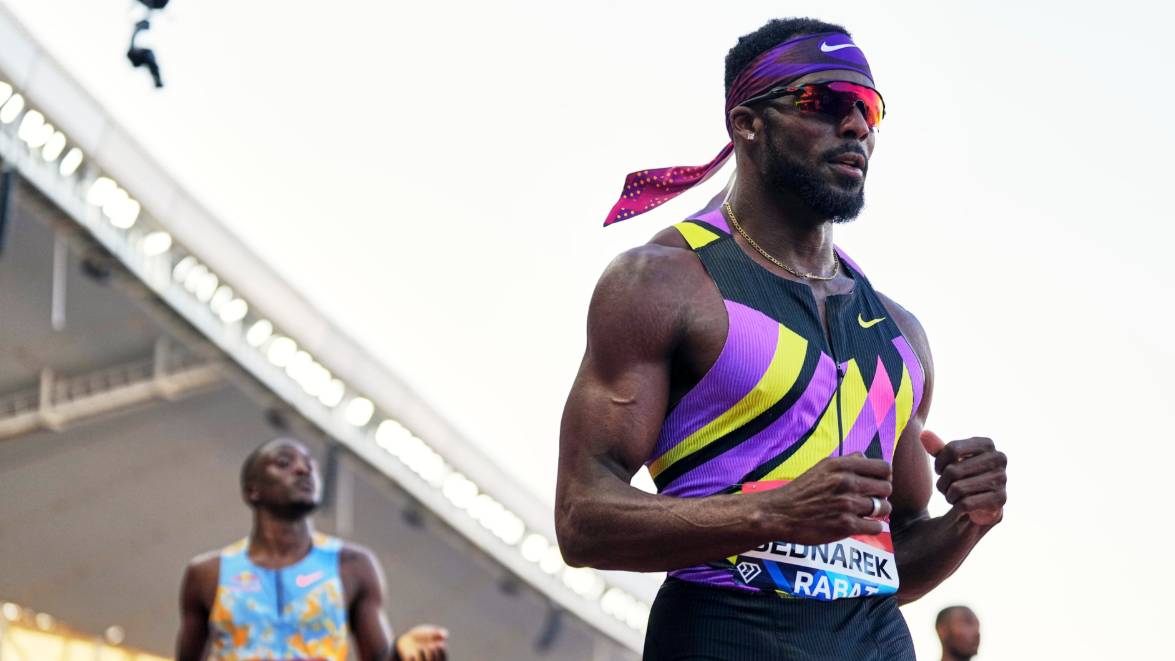 American Kenneth Bednarek runs a season's best 200m time, de Grasse and ...
