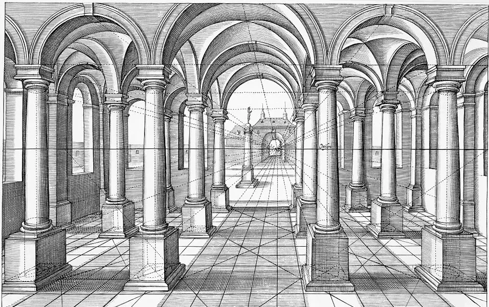 Master depth in art with perspective drawing