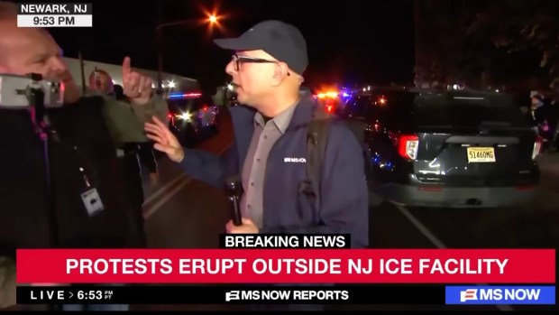 Ali Velshi confronts New Jersey ICE protestor who falsely accuses him ...