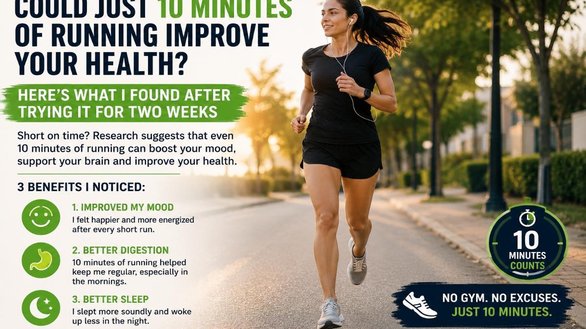 Could just 10 minutes of running improve your health? One fitness ...