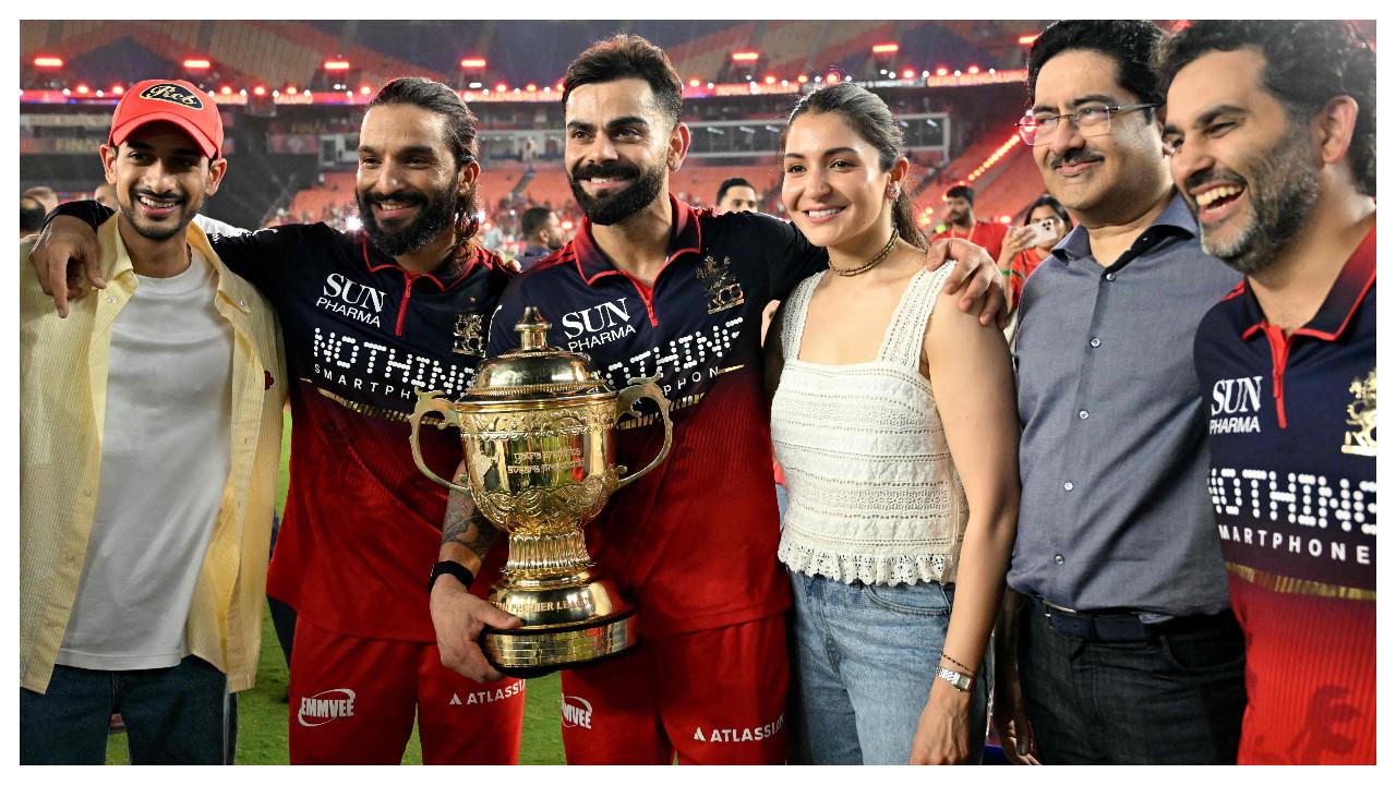 In photos Royal Challengers Bengaluru players celebrate winning IPL 2026