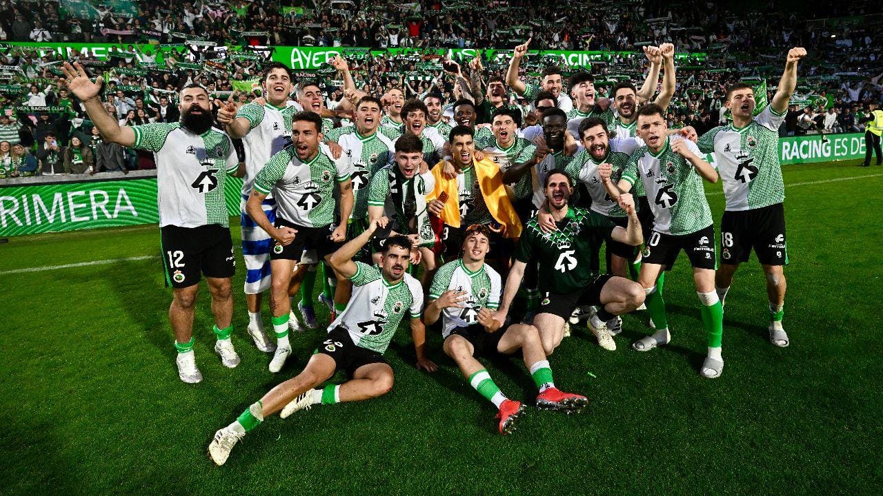 Vídeo: Racing Santander sagra-se campeão da II Liga de Espanha
