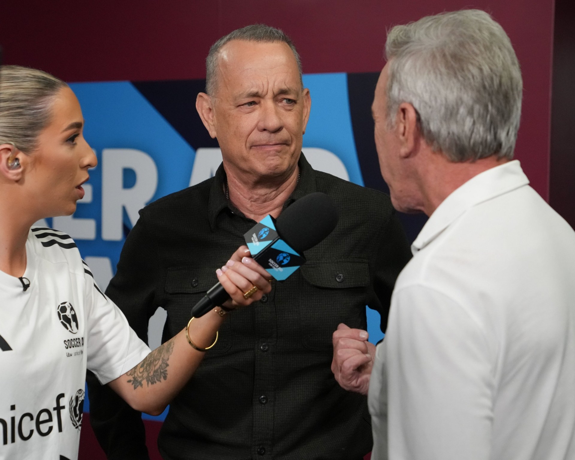 Soccer Aid viewers cringe over bewildered Tom Hanks and Tim Allen’s cameos